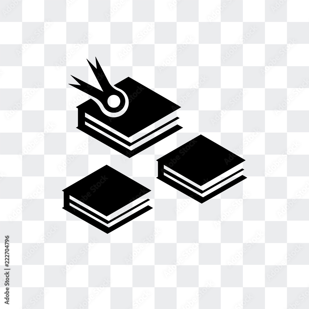 open book icon isolated on transparent background. Modern and editable ...