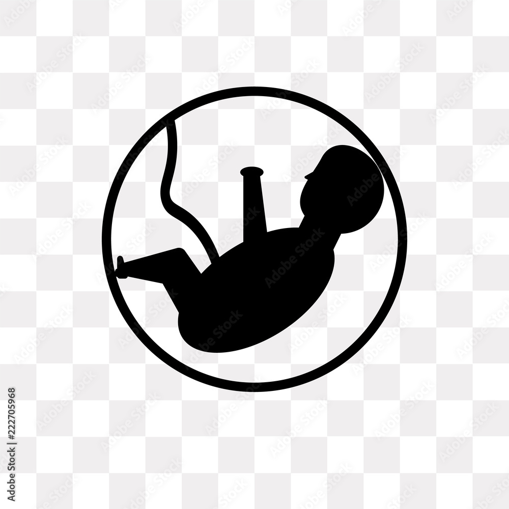 fetus icon on transparent background. Modern icons vector illustration ...