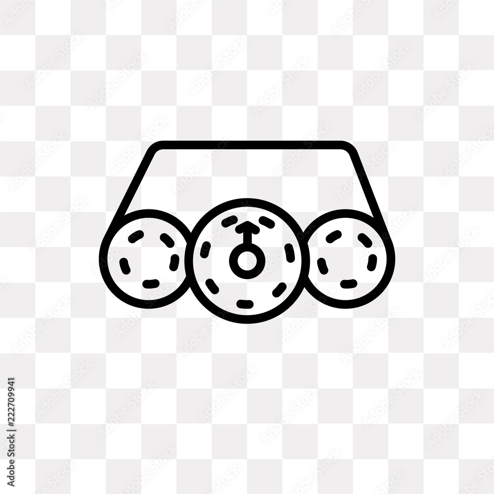 dashboard icon on transparent background. Modern icons vector ...