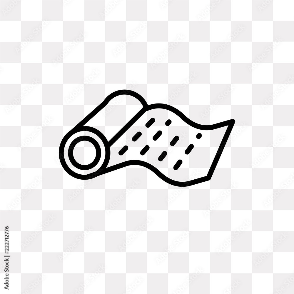 carpet icon on transparent background. Modern icons vector illustration ...