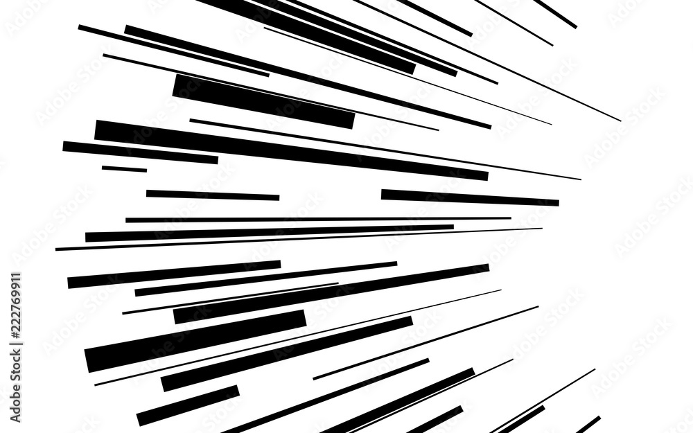 Speed lines Vector texture Comic speed lines background Black elements ...