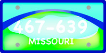 Missouri License Plate Free Stock Photo - Public Domain Pictures
