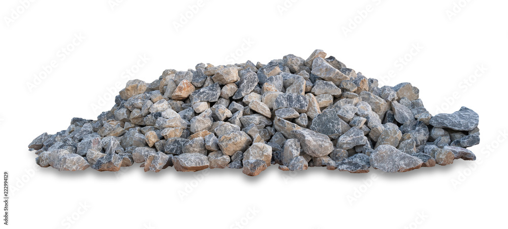 Limestone isolated on white background. Stock Photo | Adobe Stock