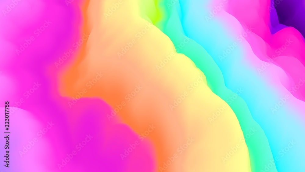 Color transition background. Splash. Cloud. Blur. Motion. 3d background ...