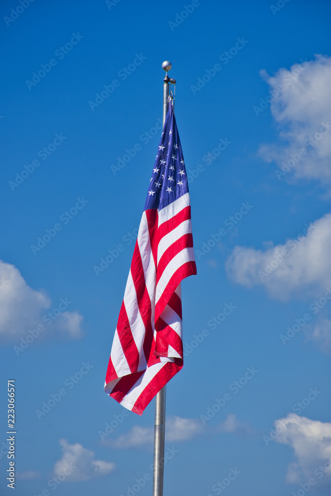 American Flag in Wind Free Position - Populism and False Pride ...