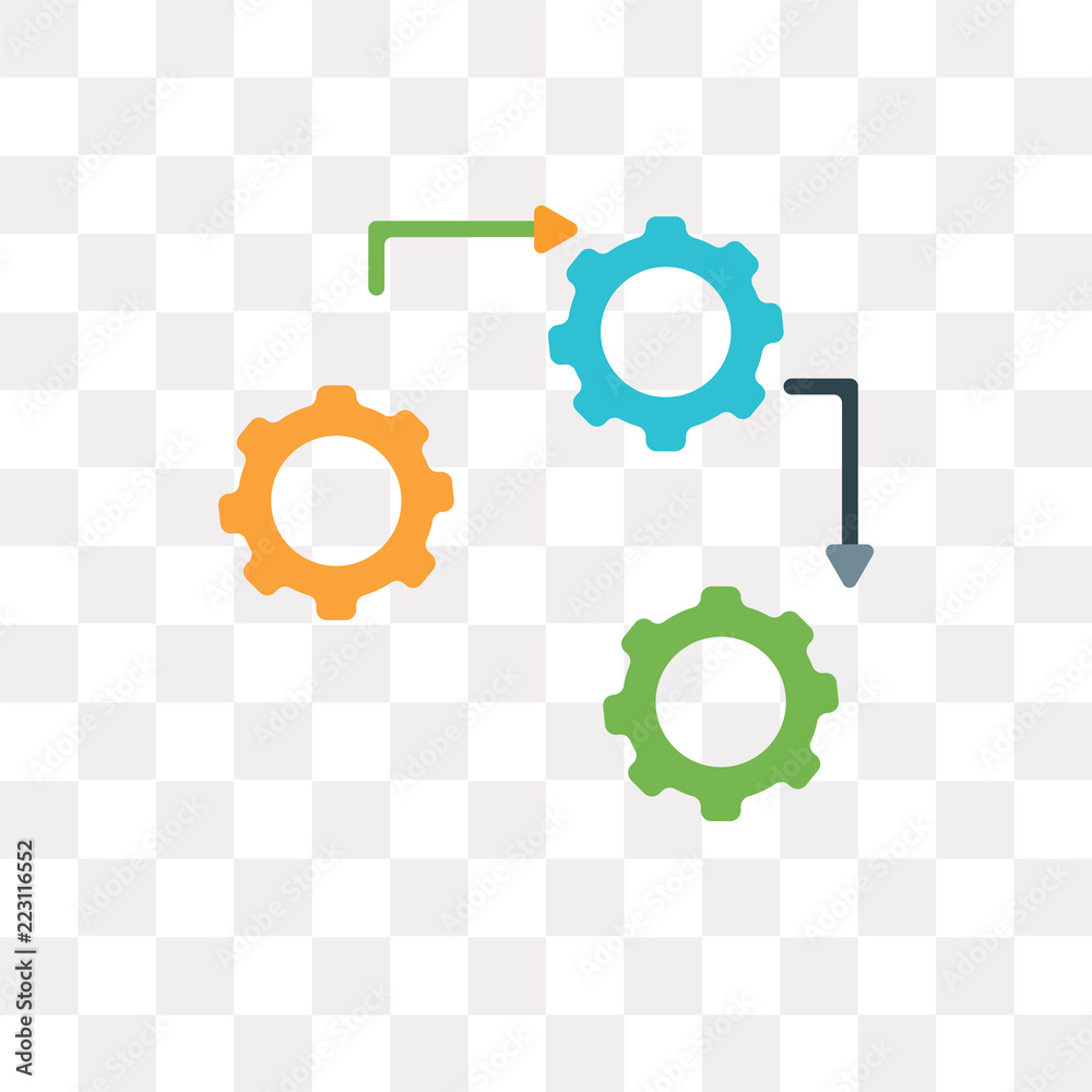 execution icon on transparent background. Modern icons vector ...