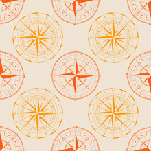 Nautical Compass Seamless Pattern Free Stock Photo - Public Domain Pictures