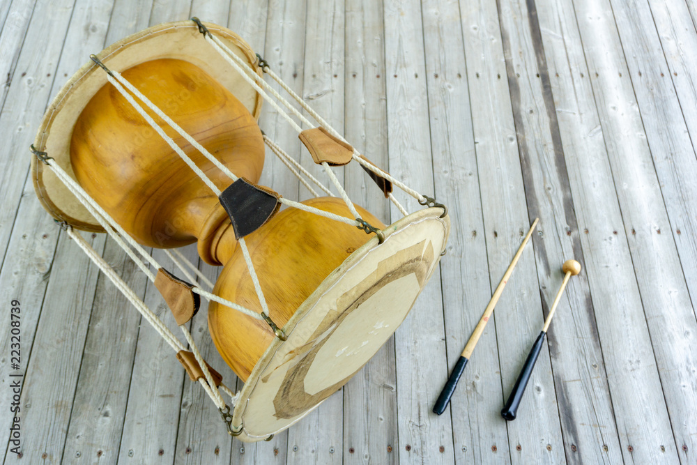 The janggu or janggo or sometimes called seyogo means slim waist drum ...