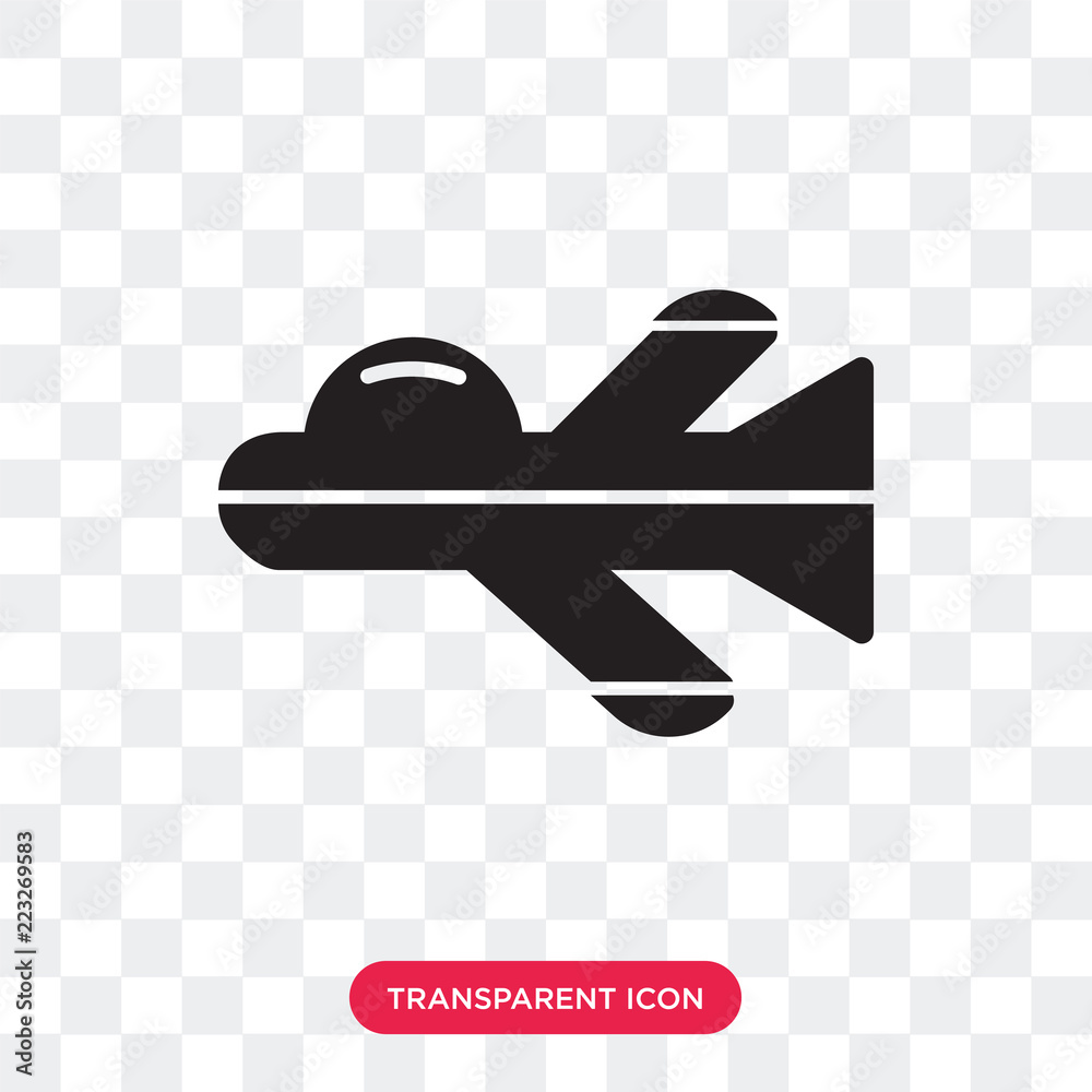 Jet vector icon isolated on transparent background, Jet logo design 素材庫 ...