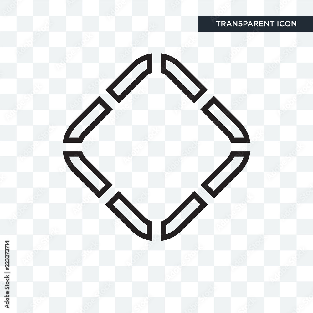 Allocation vector icon isolated on transparent background, Allocation ...