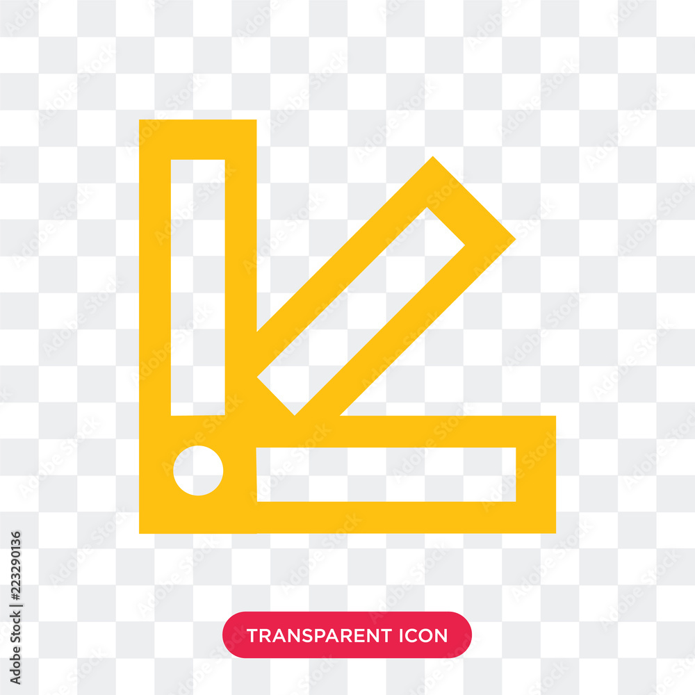 Pantone vector icon isolated on transparent background, Pantone logo ...