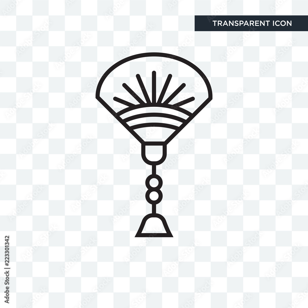 Fan vector icon isolated on transparent background, Fan logo design 素材庫 ...