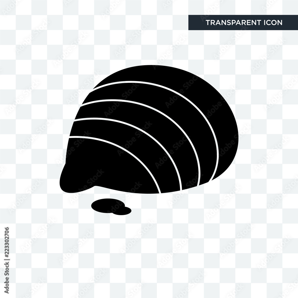 clam vector icon isolated on transparent background, clam logo design ...