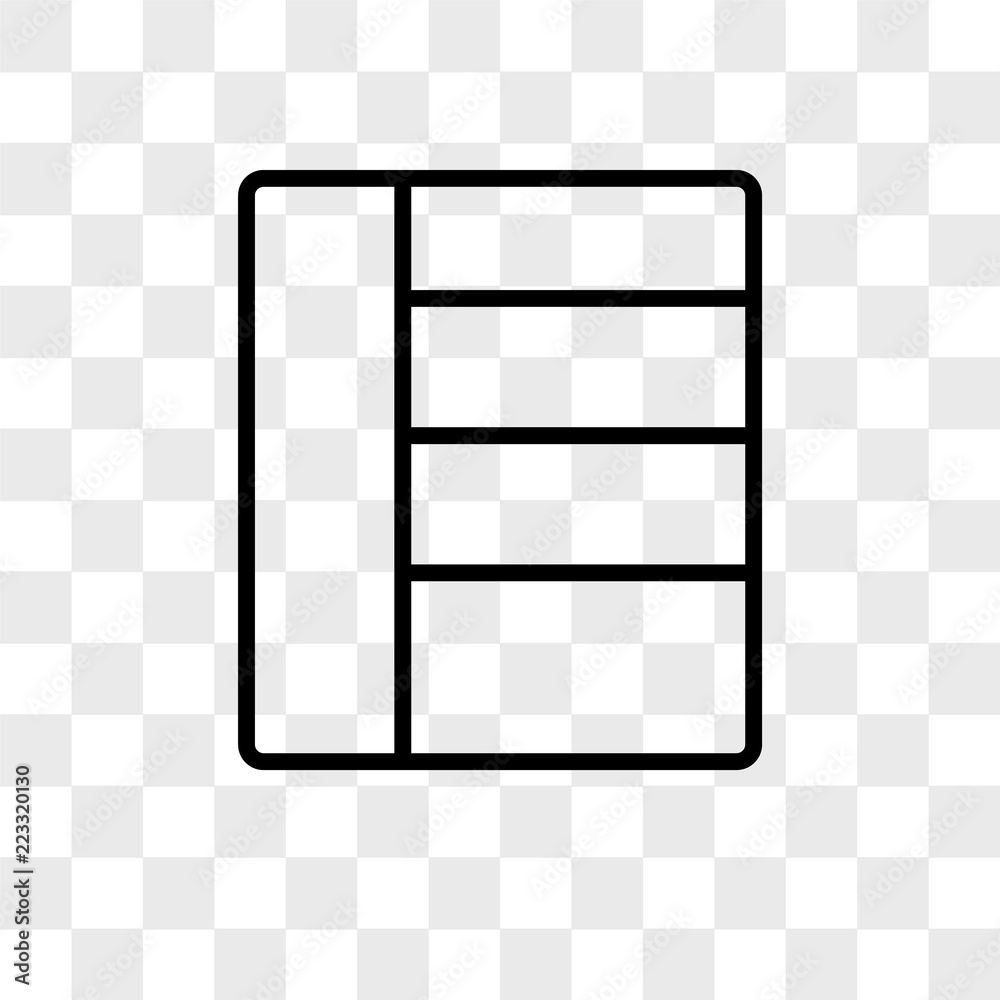 Display vector icon isolated on transparent background, Display logo ...