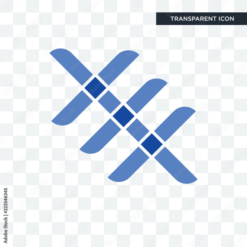 Vector de Stock triple x vector icon isolated on transparent background ...
