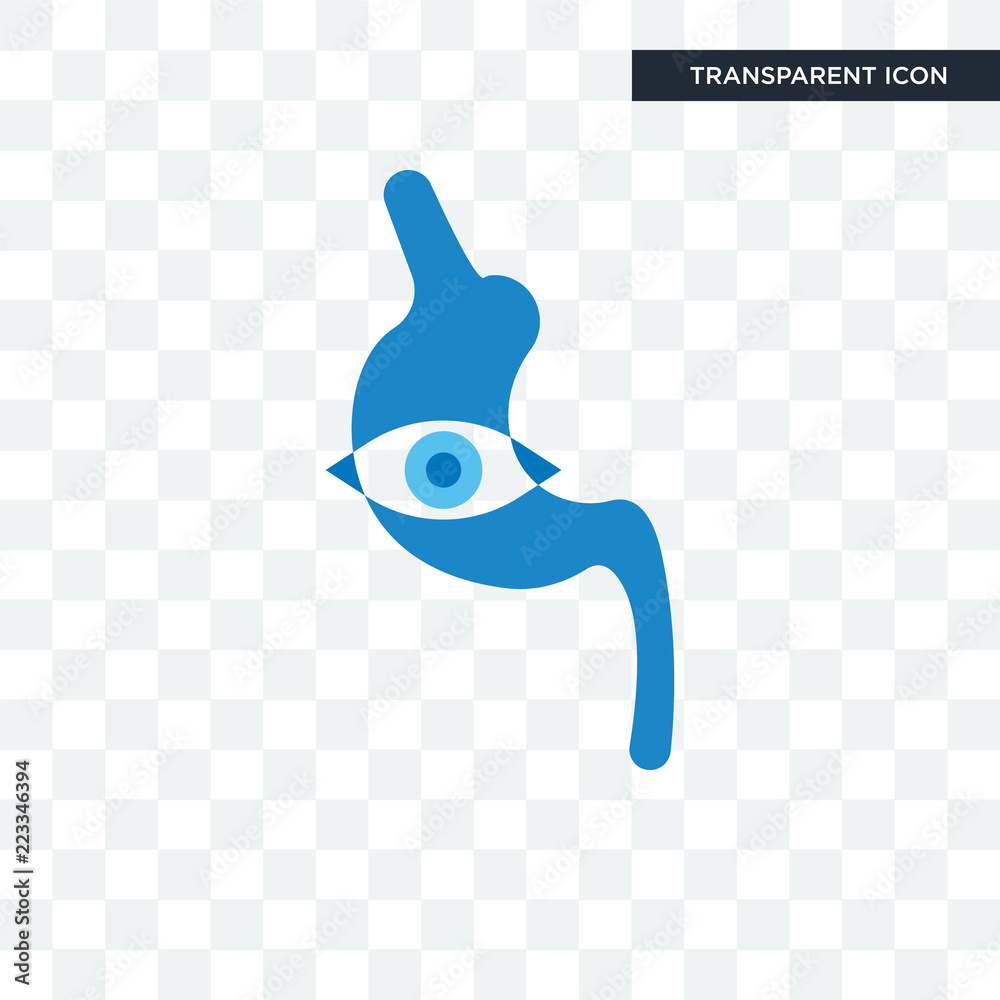 endoscope vector icon isolated on transparent background, endoscope ...