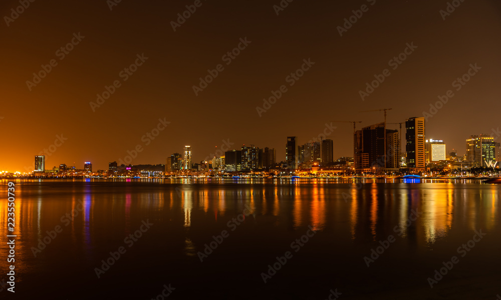 Luanda Night view Stock Photo | Adobe Stock