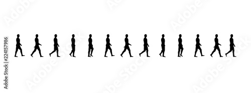 Walking man sequence vector illustration frames, animations Stock ... Walking man sequence vector illustration frames, animations Stock ...