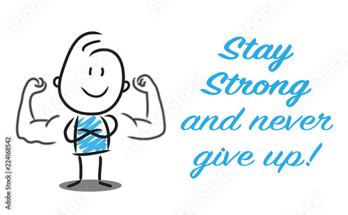 Stay Strong Stock-Illustration | Adobe Stock
