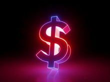 Dollar Neon Sign Free Stock Photo - Public Domain Pictures
