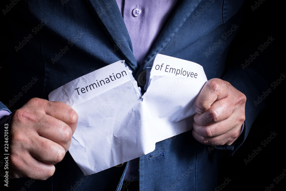 Termination of employee Stock Photo | Adobe Stock