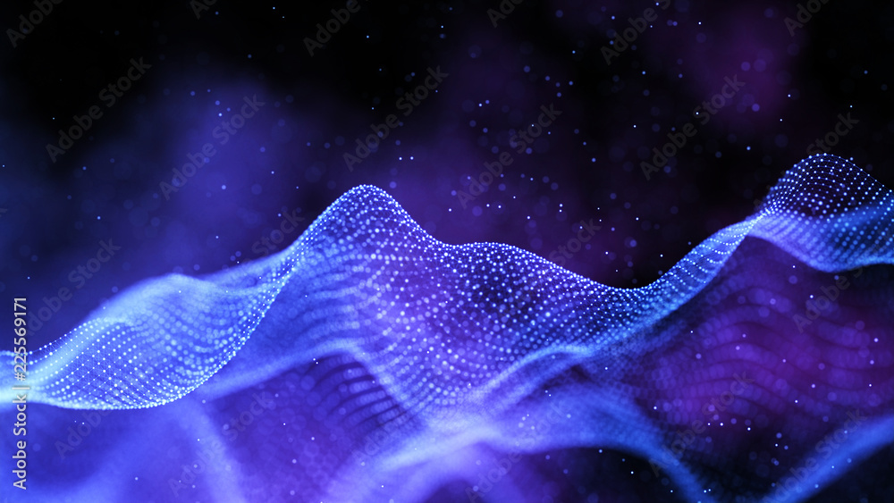 Data technology abstract futuristic illustration. Abstract technology background. Network ...