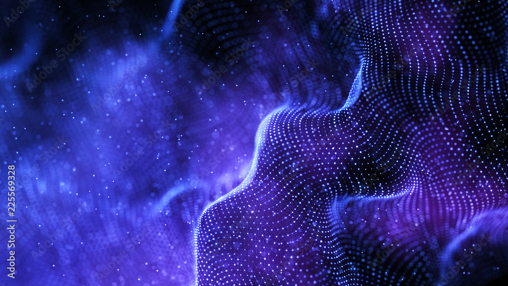 Blockchain technology background. Abstract technology background ...