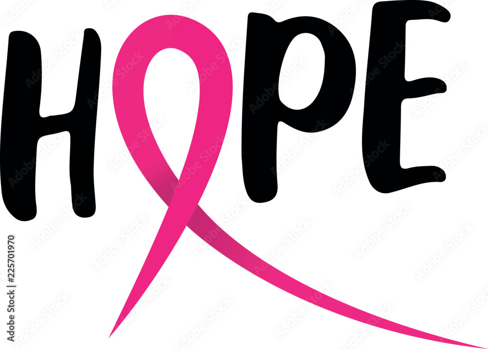 Hope (Breast Cancer) - hand drawn Breast Cancer Awareness month ...