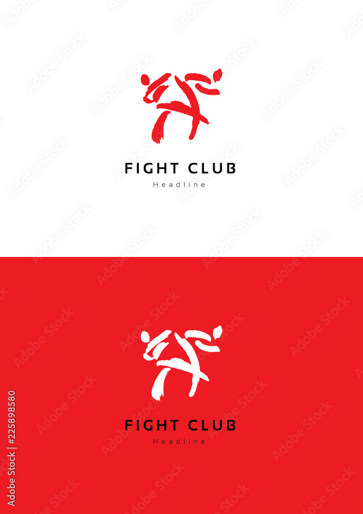 Flight club logo template. Stock Vector | Adobe Stock