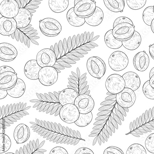 Amla. Fruit, leaves. background, wallpaper, texture, seamless. S - Buy ...