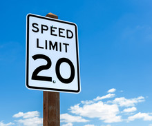 35 Miles Per Hour Sign Free Stock Photo - Public Domain Pictures