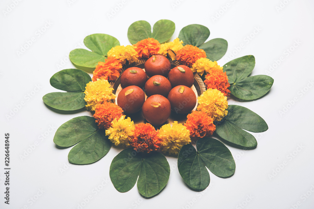 Happy Dussehra / Vijayadashami / Ayudh Puja greeting card using apta ...