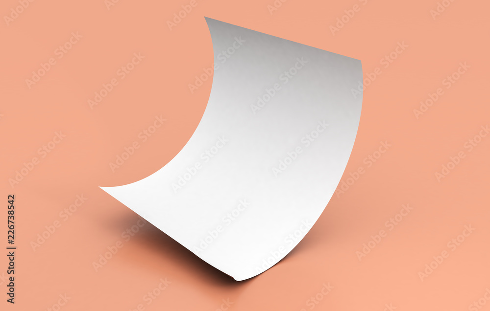 floating paper Stock Photo | Adobe Stock