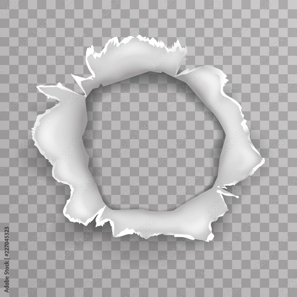 Shellhole blow bullet projectile explosion hole ripped torn metal ...