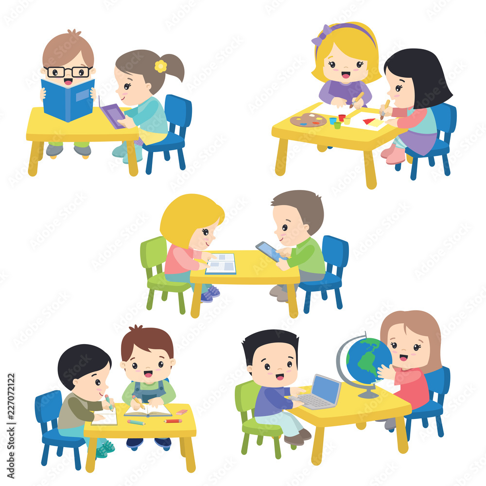 Learning Centers Clipart