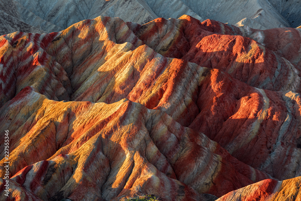 Zhangye Danxia National Geopark - Gansu Province, China. Chinese Danxia ...