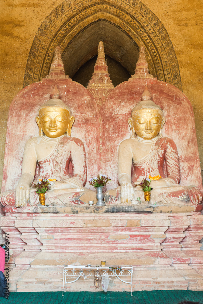Dhammayan Gyi Temple, one of main important temple of Bagan area Stock ...