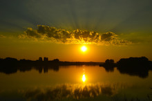 Afternoon Sun Over Lake Free Stock Photo - Public Domain Pictures