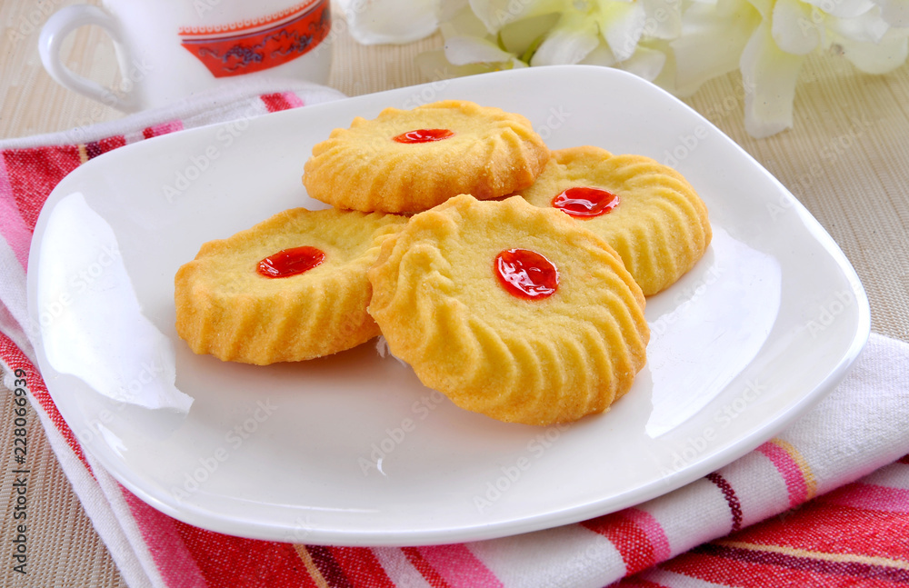 Swirl Cookies, Delicious Cookies with variety of flavors & style Stock ...