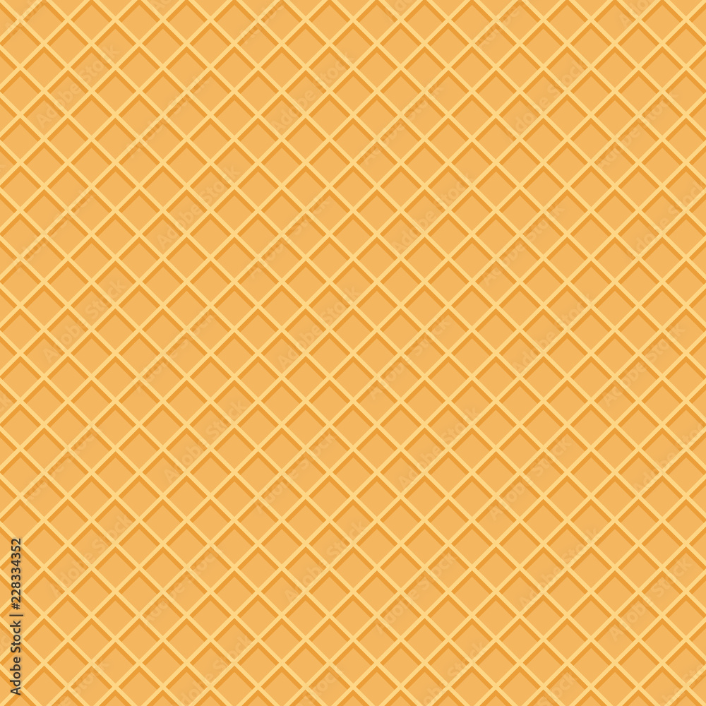 Wafer pattern in top view. Beautiful wafer pattern. 素材庫向量圖 | Adobe Stock
