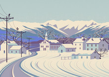 American Homestead Winter Free Stock Photo - Public Domain Pictures