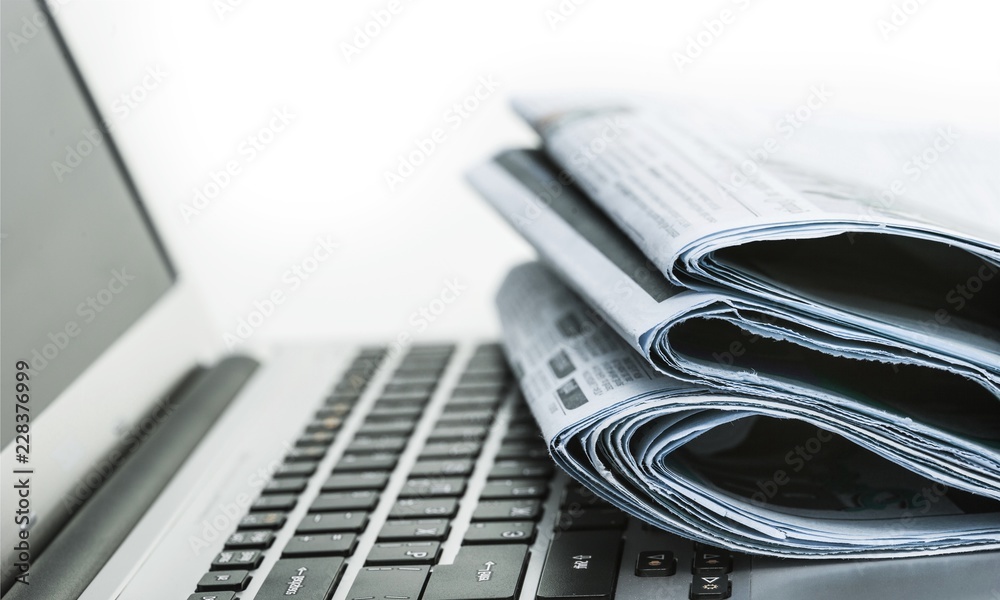 Newspaper backdrop texture, business background Stock Photo | Adobe Stock