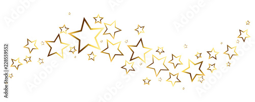 Gold Star Border Clip Art