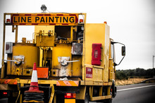 Road Marking Truck Free Stock Photo - Public Domain Pictures