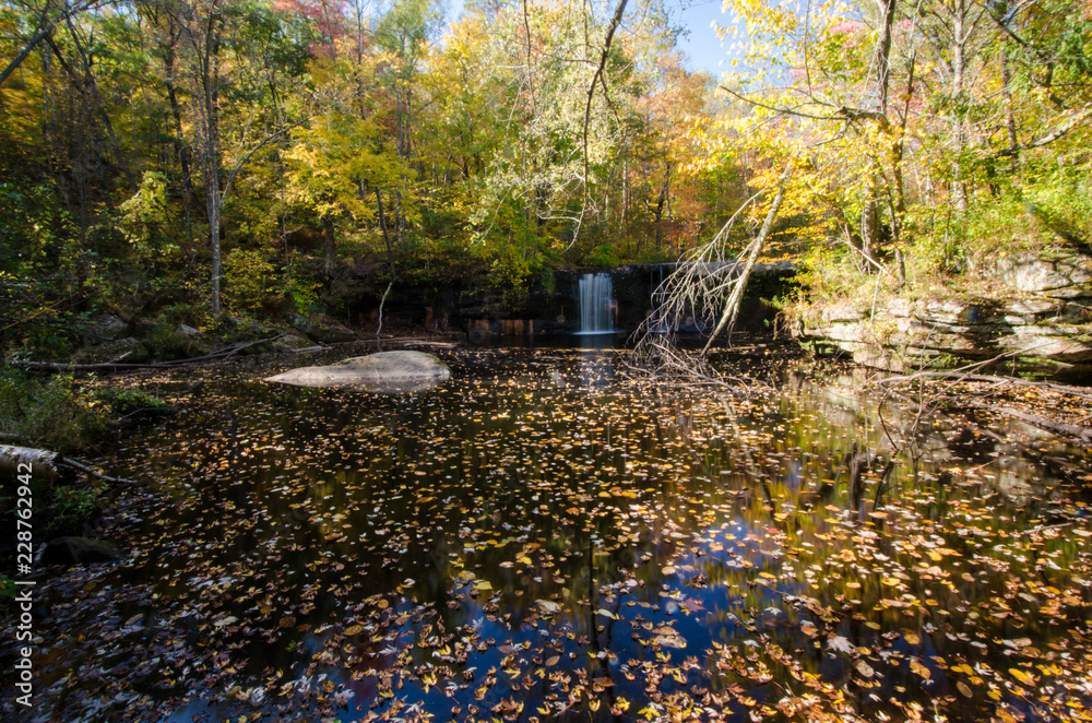 Waterfall in Banning State Park long exposure during daytime in the ...
