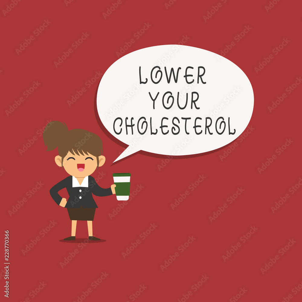 Word writing text Lower Your Cholesterol. Business concept for Reduce ...