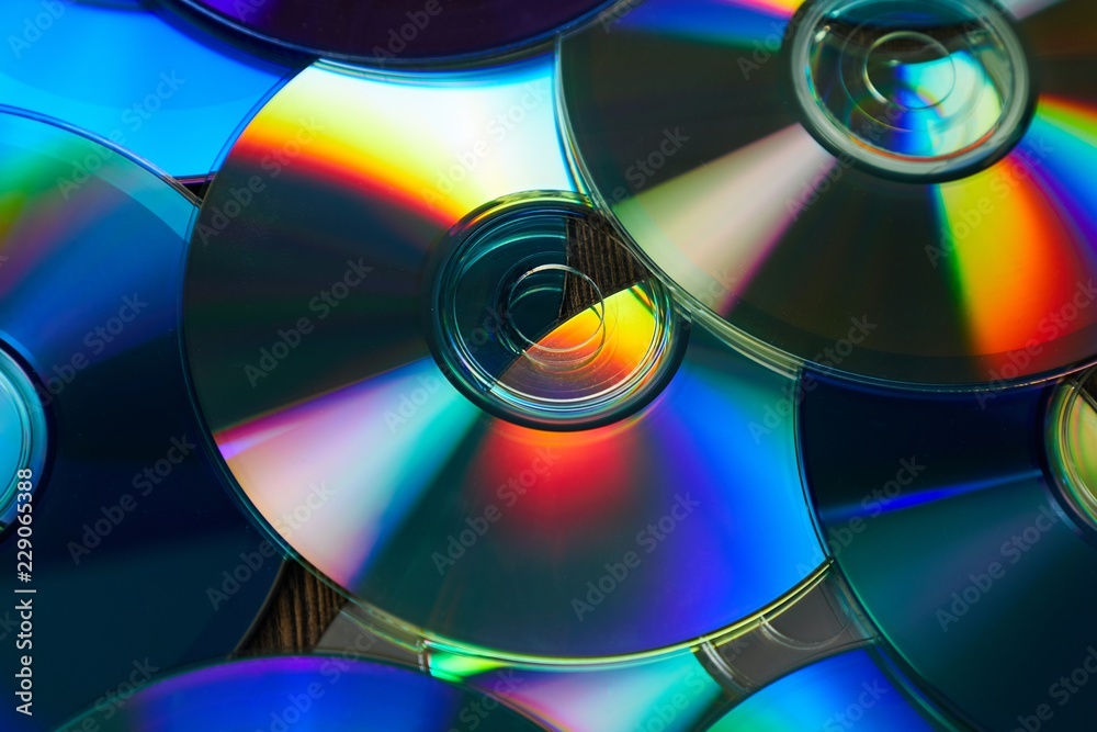 Stock-Foto „CD shiny background“ | Adobe Stock