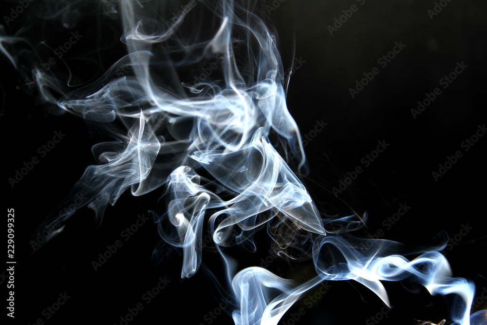 Smoke background / Smoke is a collection of airborne solid and liquid ...