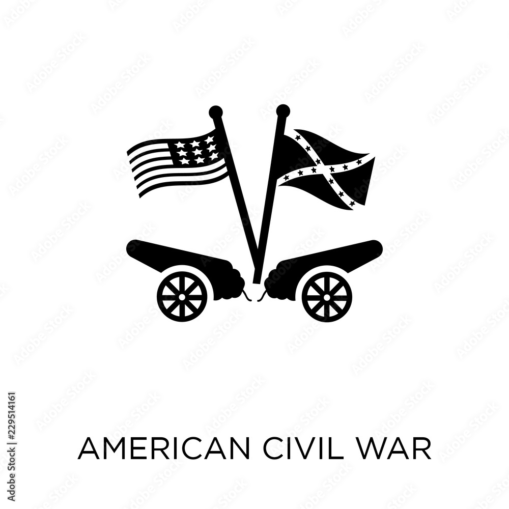 american civil war icon. american civil war symbol design from United ...