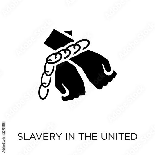 slavery in the united states icon. slavery in the united states symbol ...